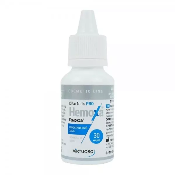 Гемокса жидкость, HEMOXA Clear Nails Pro, 30 мл. Купить в интернет ...